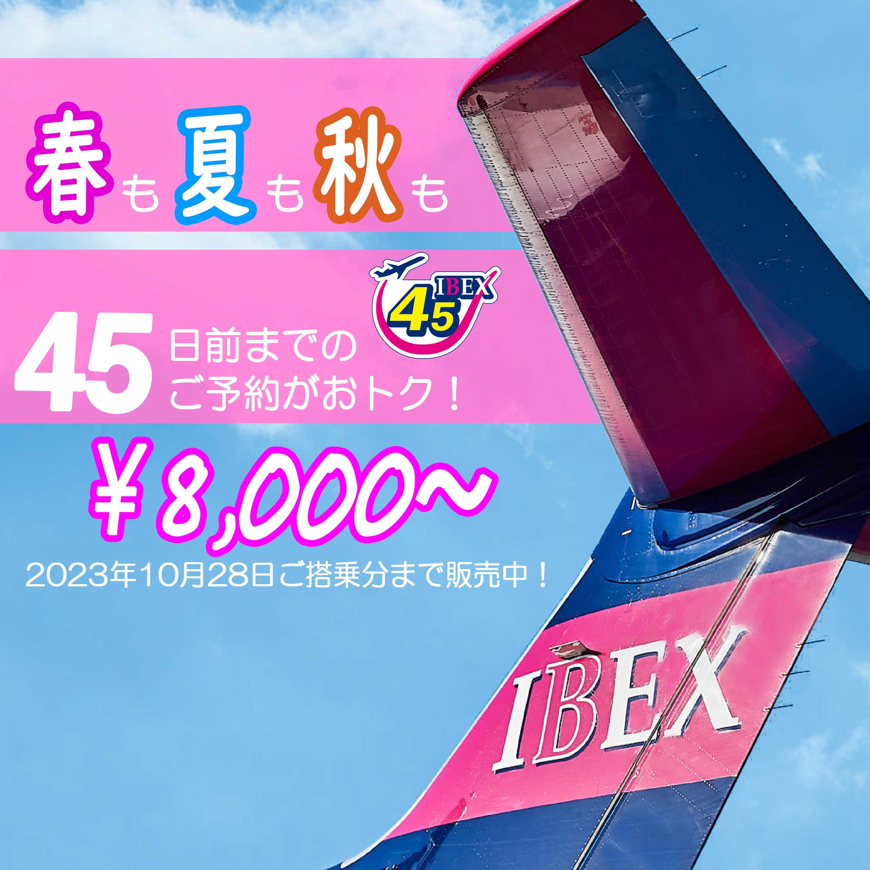 【公式】IBEXエアラインズ | 航空券予約・空席照会・運賃案内